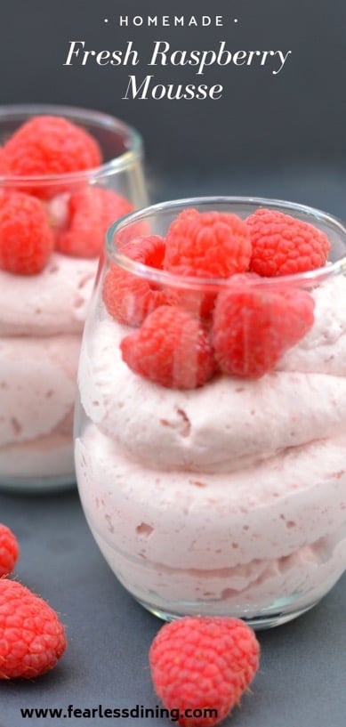 Light and Fluffy Fresh Raspberry Mousse - Fearless Dining