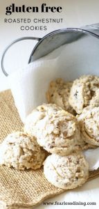 Gluten Free Roasted Chestnut Cookies - Fearless Dining