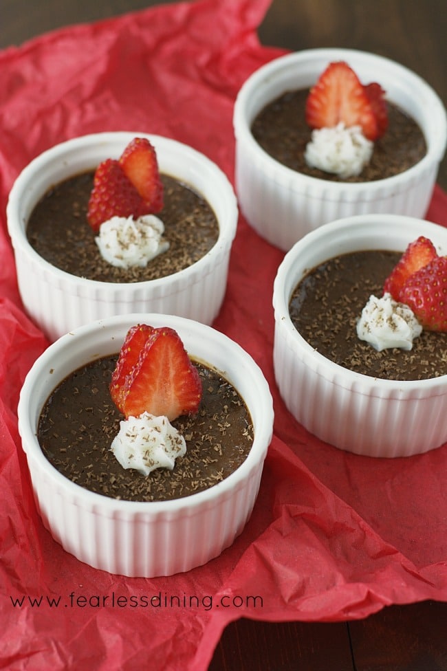 Creamy Dark Chocolate Custard Recipe - Fearless Dining