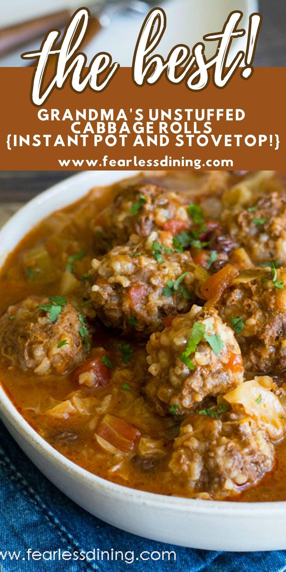 Grandma's Cabbage and Meatballs: Two Ways - Fearless Dining