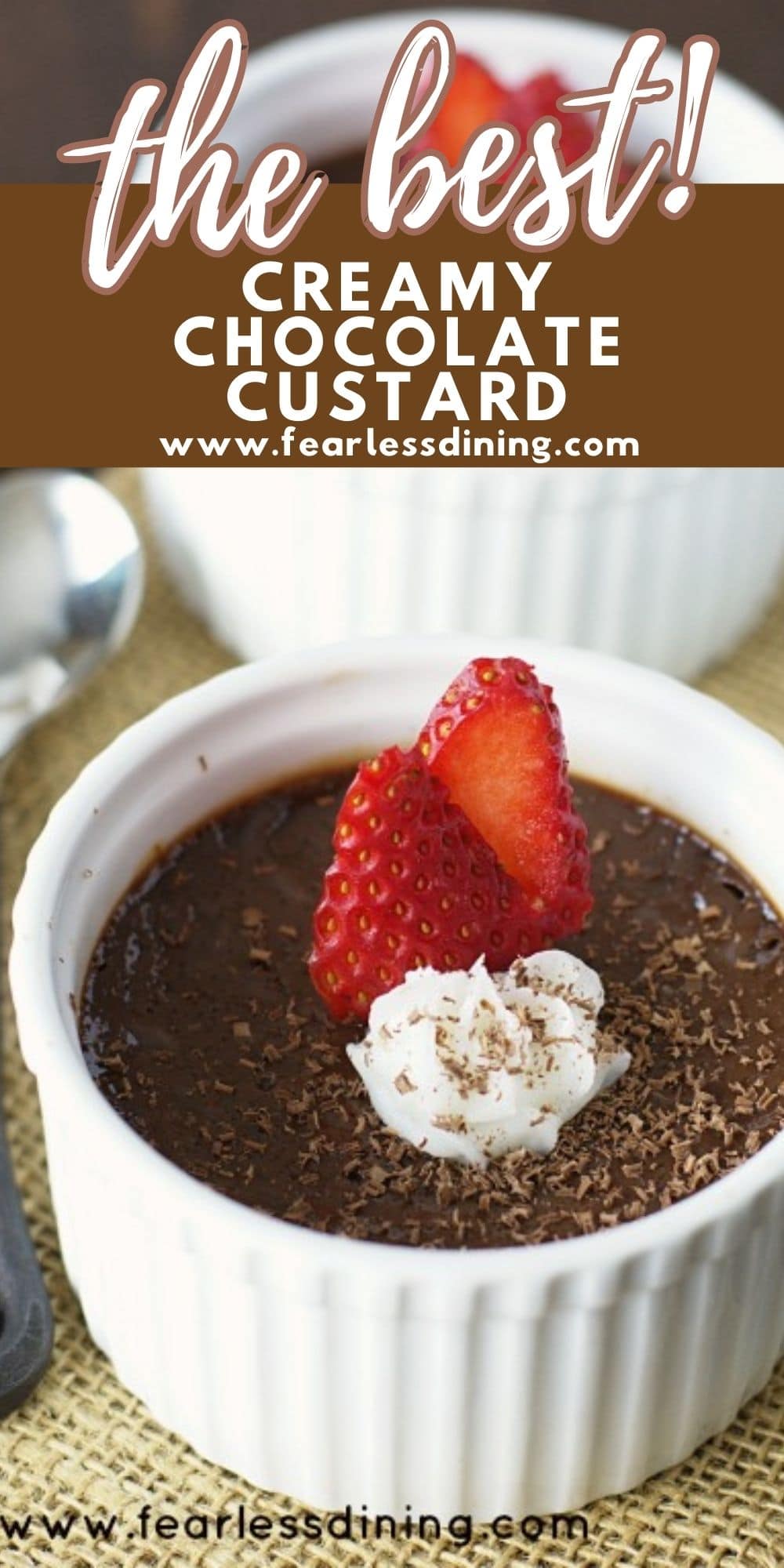 Dark Chocolate Gluten Free Custard Recipe {Dairy-Free Option ...