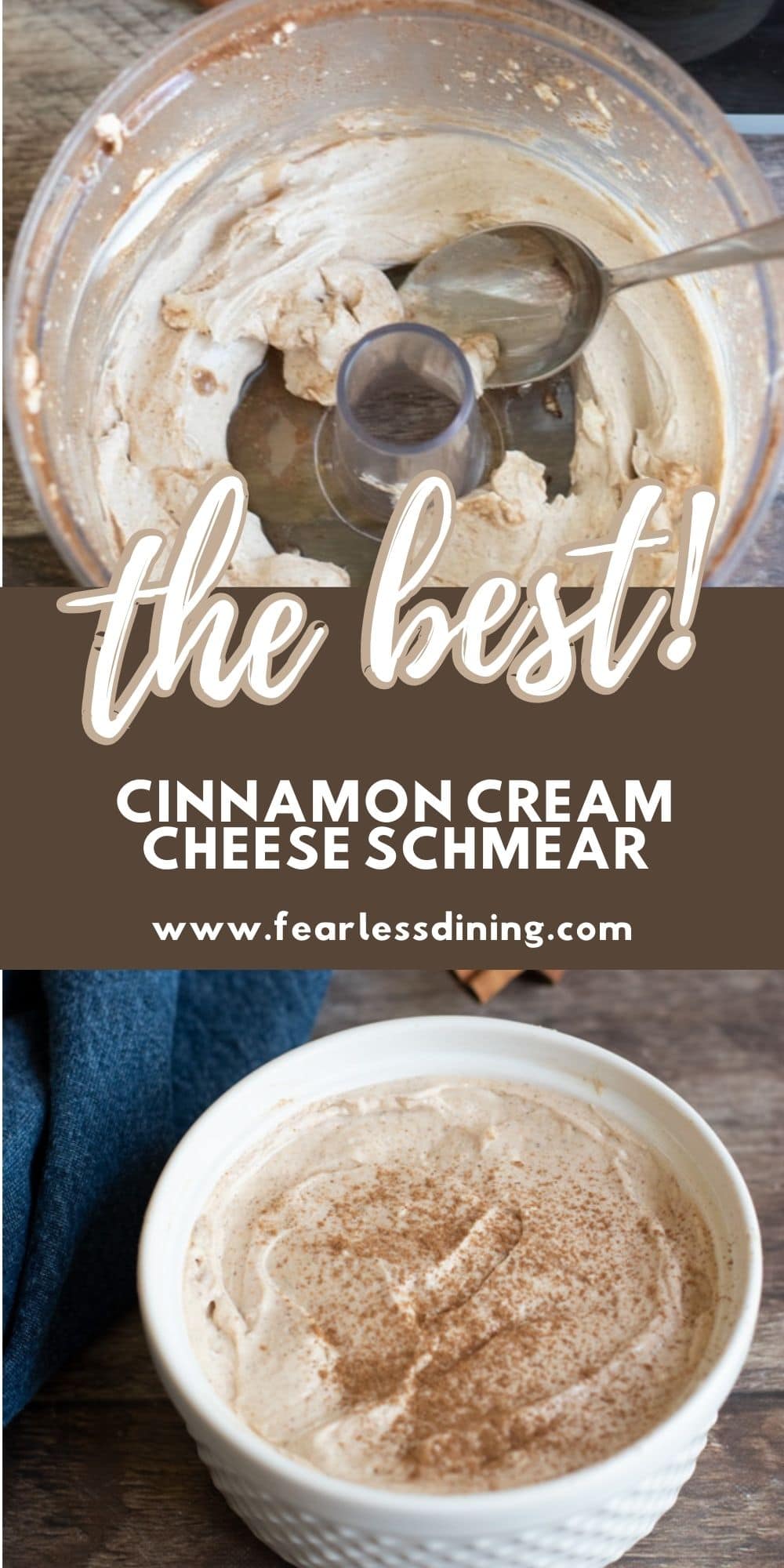 Maple Cinnamon Cream Cheese Schmear - Fearless Dining