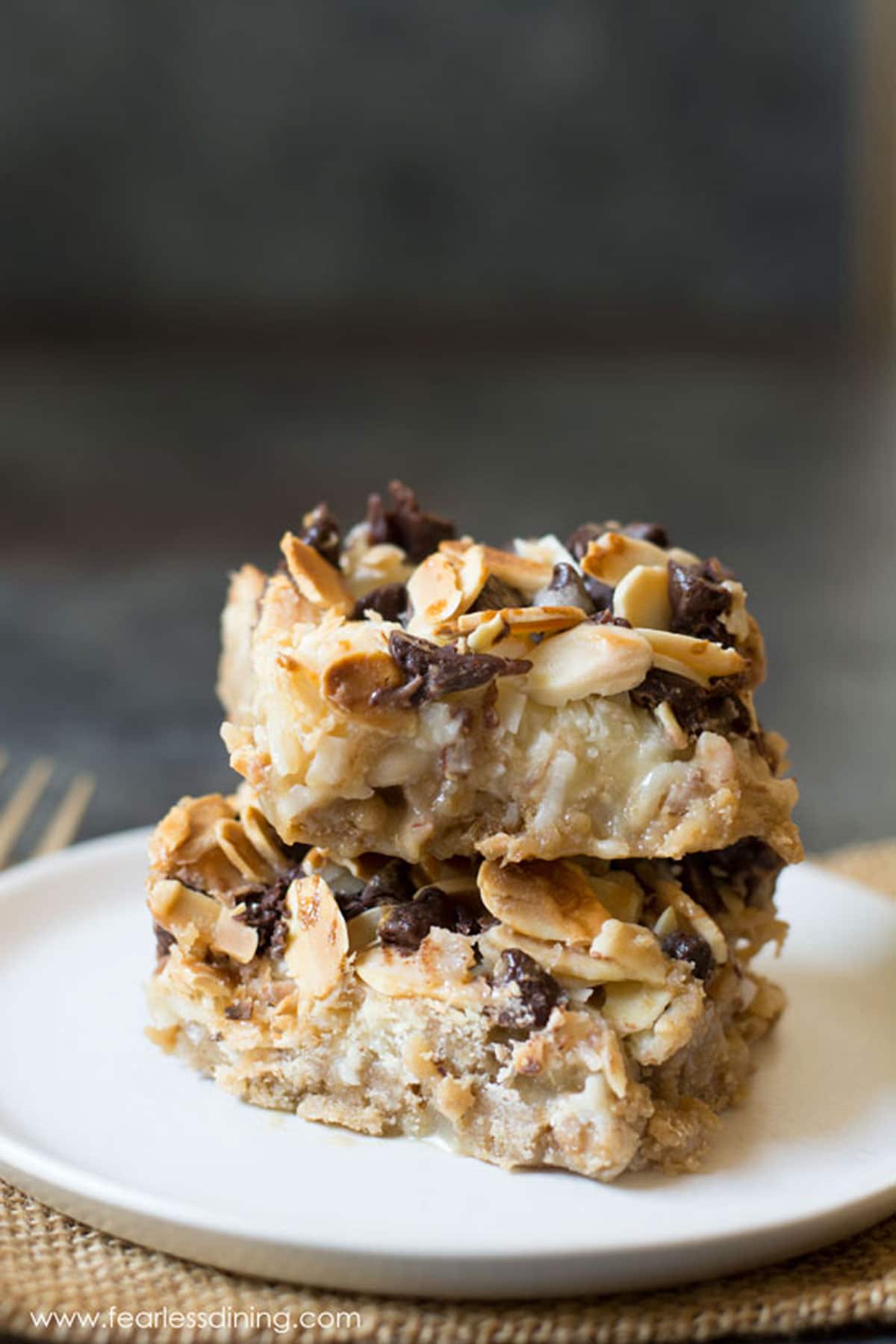 Quick and Easy Gluten Free Caramel Magic Bars - Fearless Dining