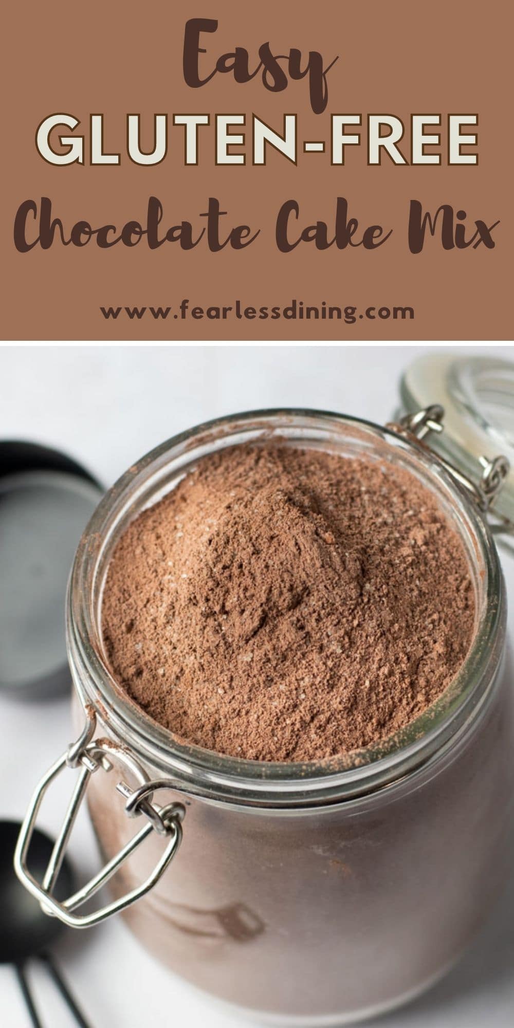 Gluten Free Chocolate Cake Mix From Scratch Fearless Dining