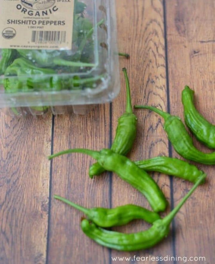 Blistered Shishito Peppers with Garlic - Fearless Dining