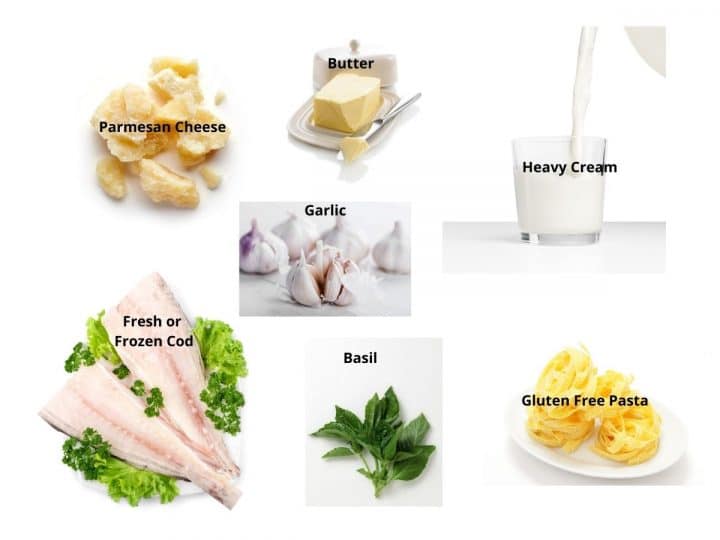 Creamy Cod Alfredo with Gluten-Free Pasta (Ready in 30 Minutes ...