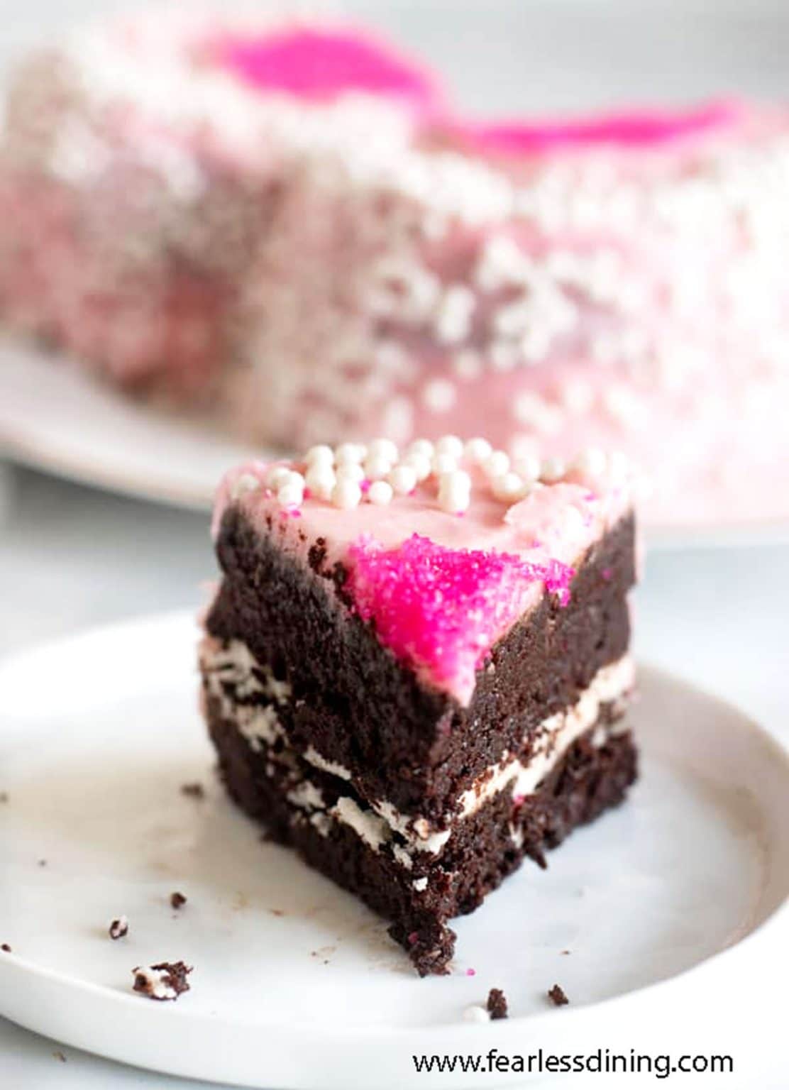 Gluten Free Chocolate Brownie Cake - Fearless Dining
