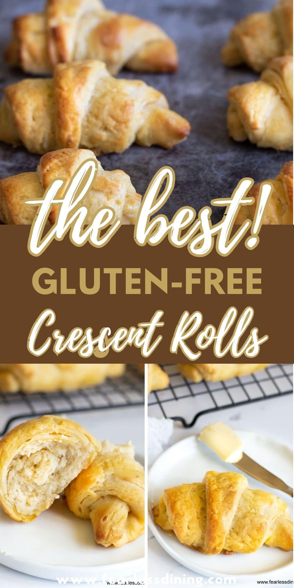 Buttery Gluten Free Crescent Rolls - Fearless Dining