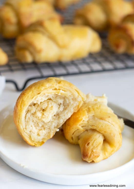 Buttery Gluten Free Crescent Rolls - Fearless Dining