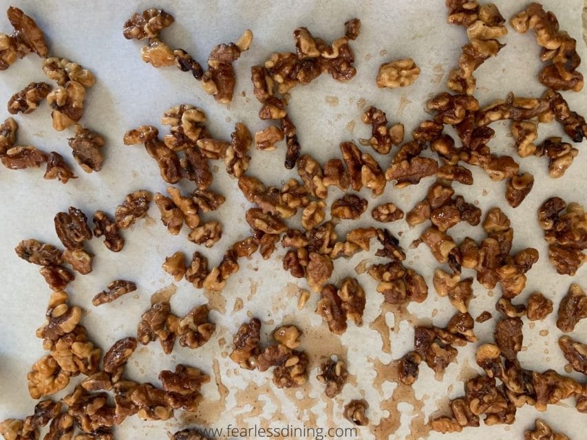 Cinnamon Spiced Walnuts - Fearless Dining