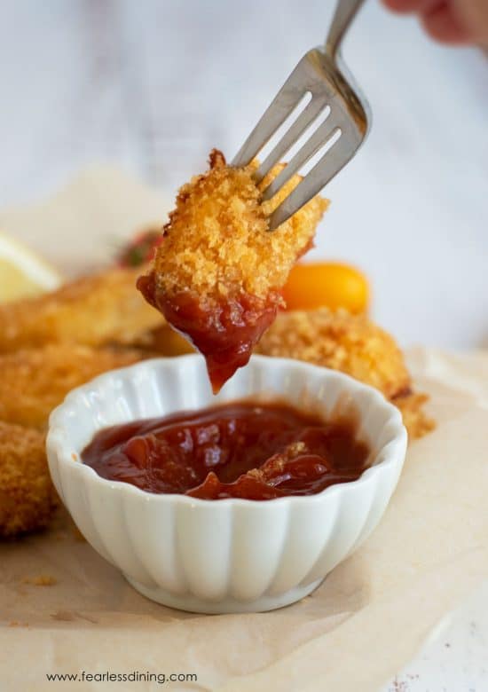 Crispy Gluten-Free Fish Sticks - Fearless Dining