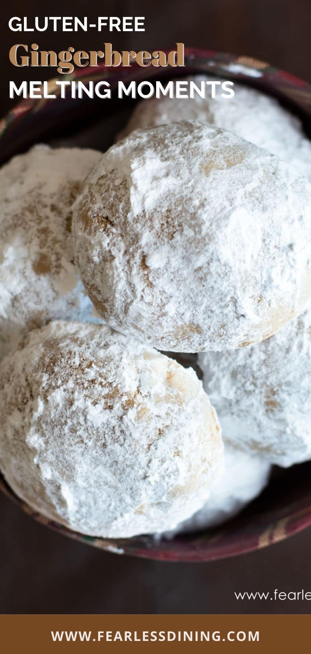 Gluten-Free Gingerbread Melting Moments Cookies - Fearless Dining