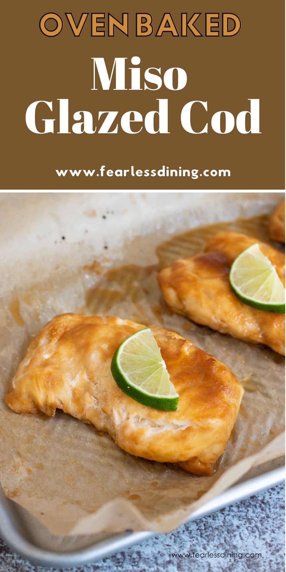 Easy Baked Miso Glazed Cod {Gluten-Free & Dairy-Free}- Fearless Dining