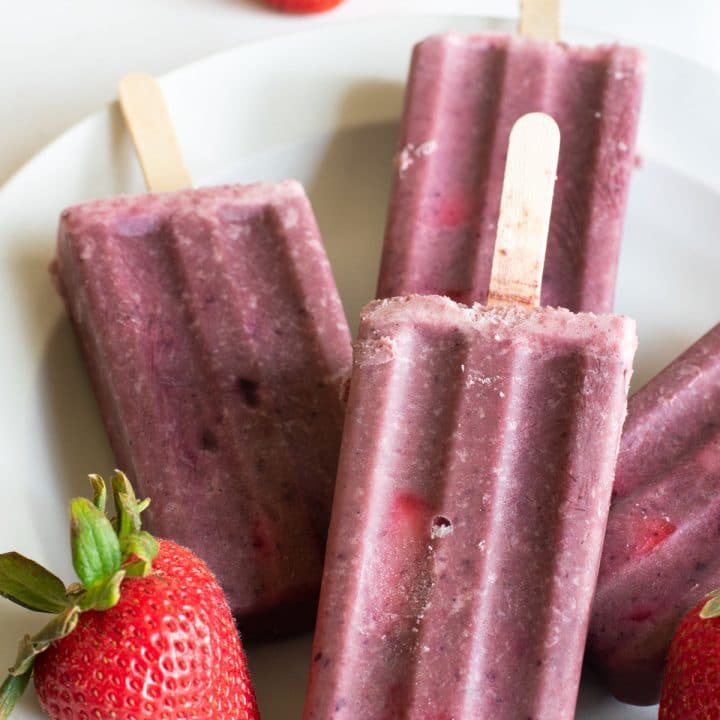 Easy Fruity Protein Popsicles - Fearless Dining