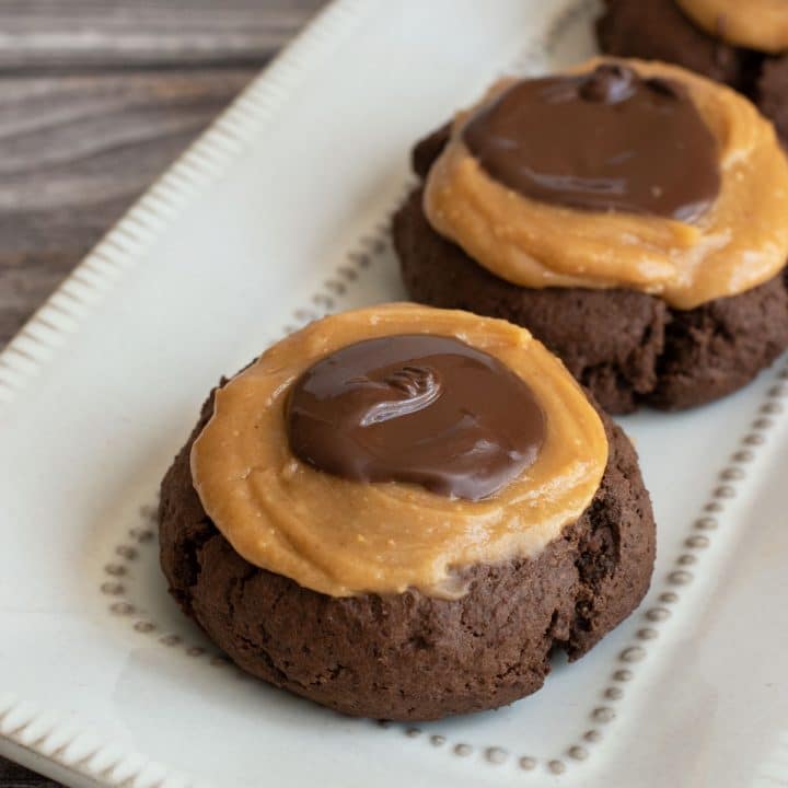 Gluten-Free Buckeye Cookies: Crumbl Copycat - Fearless Dining