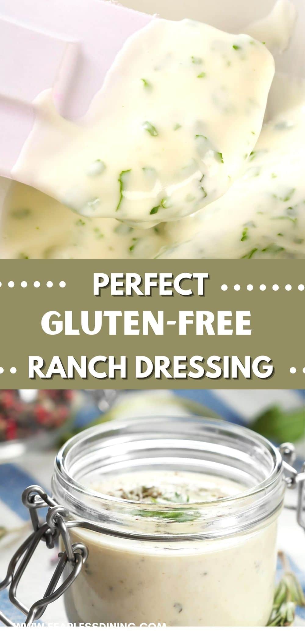 Quick & Easy Gluten Free Ranch Dressing - Fearless Dining
