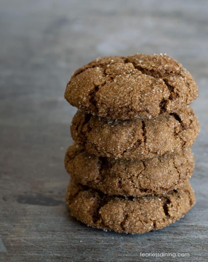 Easy Gluten Free Pumpkin Molasses Cookies - Fearless Dining
