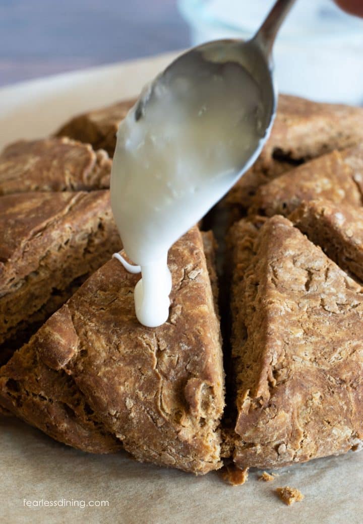The Best Gluten-Free Gingerbread Scones - Fearless Dining