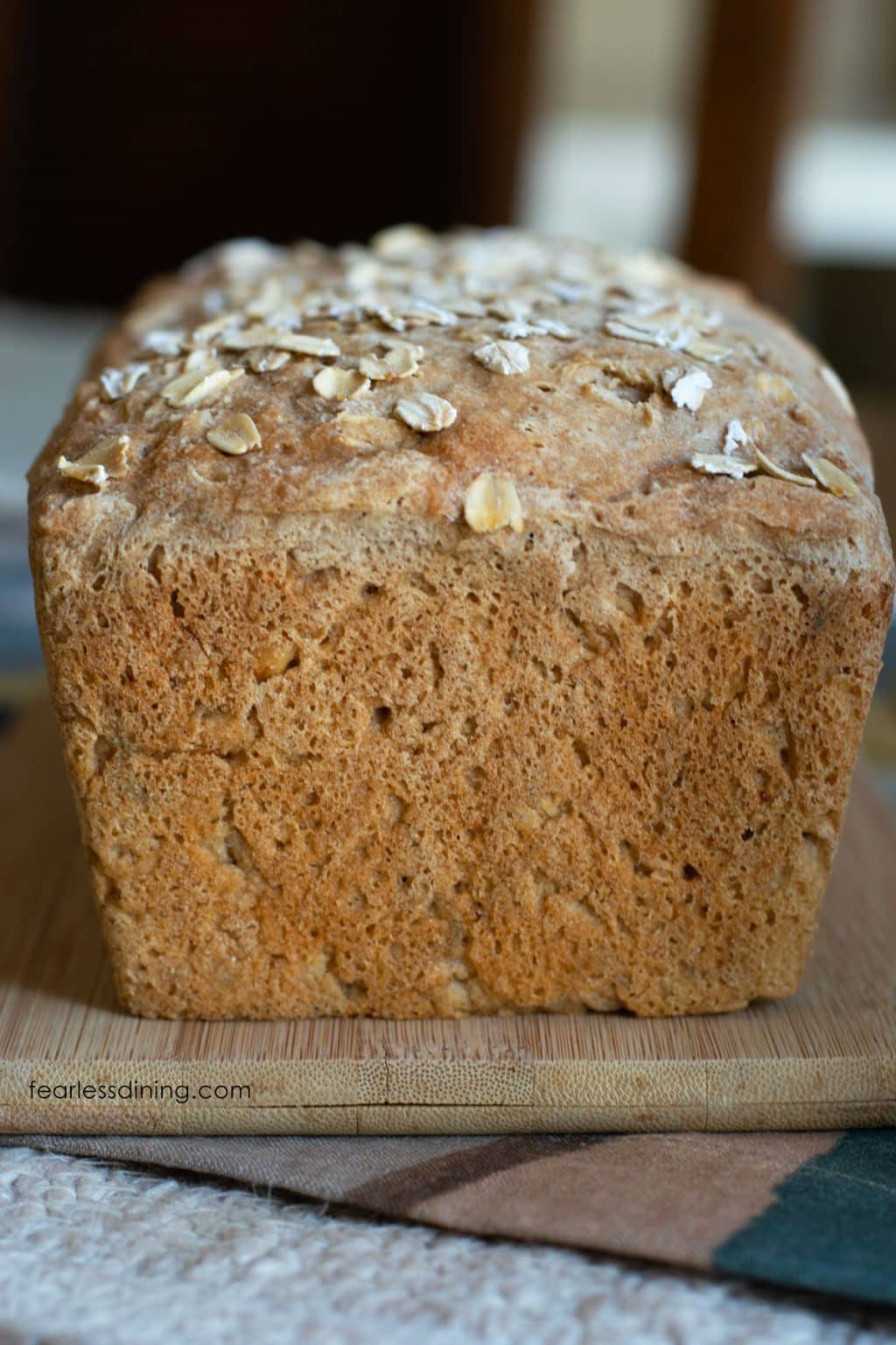 Gluten-Free Oat Bread (Oven or Bread Machine!) - Fearless Dining