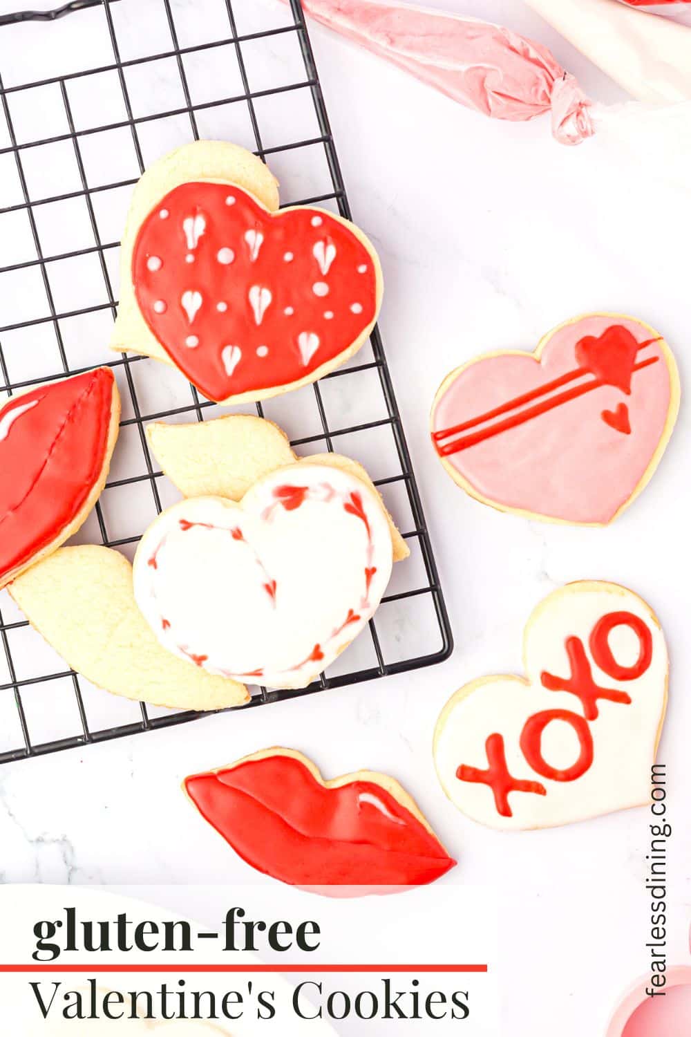 Gluten Free Valentine's Cookies - Fearless Dining