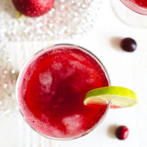 Cranberry Rum Cocktail with Homemade Cranberry Simple Syrup - Fearless ...