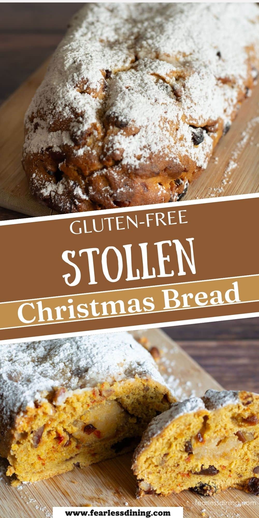 Fluffy Gluten-Free Stollen - Fearless Dining