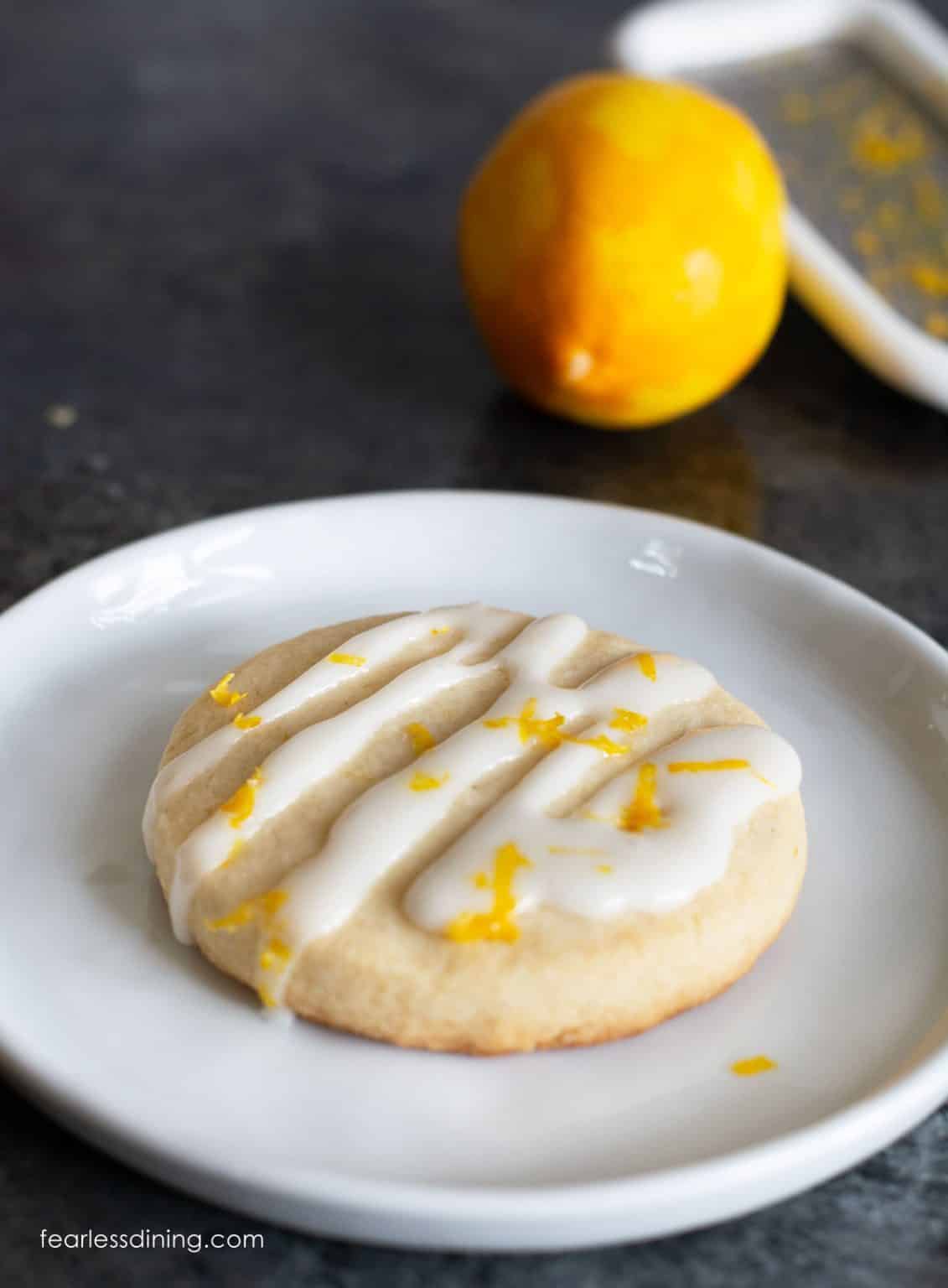 Easy Gluten-Free Lemon Shortbread Cookies - Fearless Dining