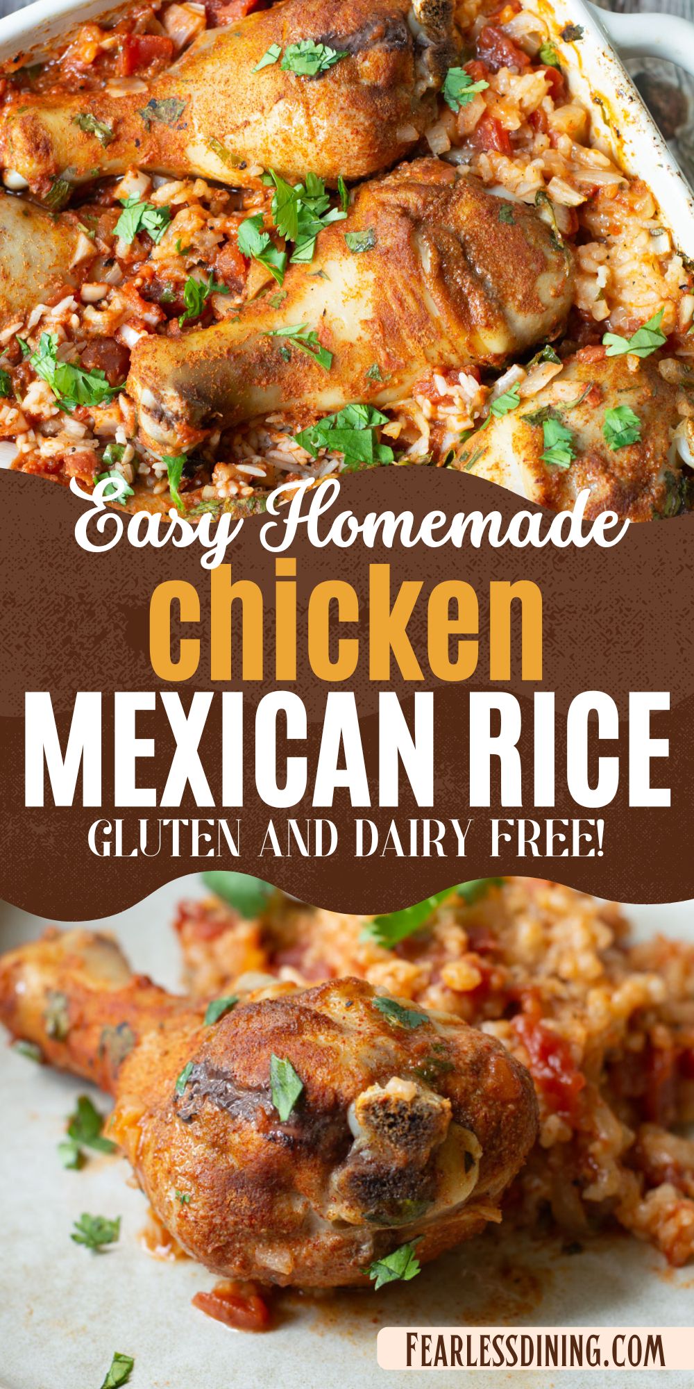 One Pan Chicken Mexican Rice - Fearless Dining