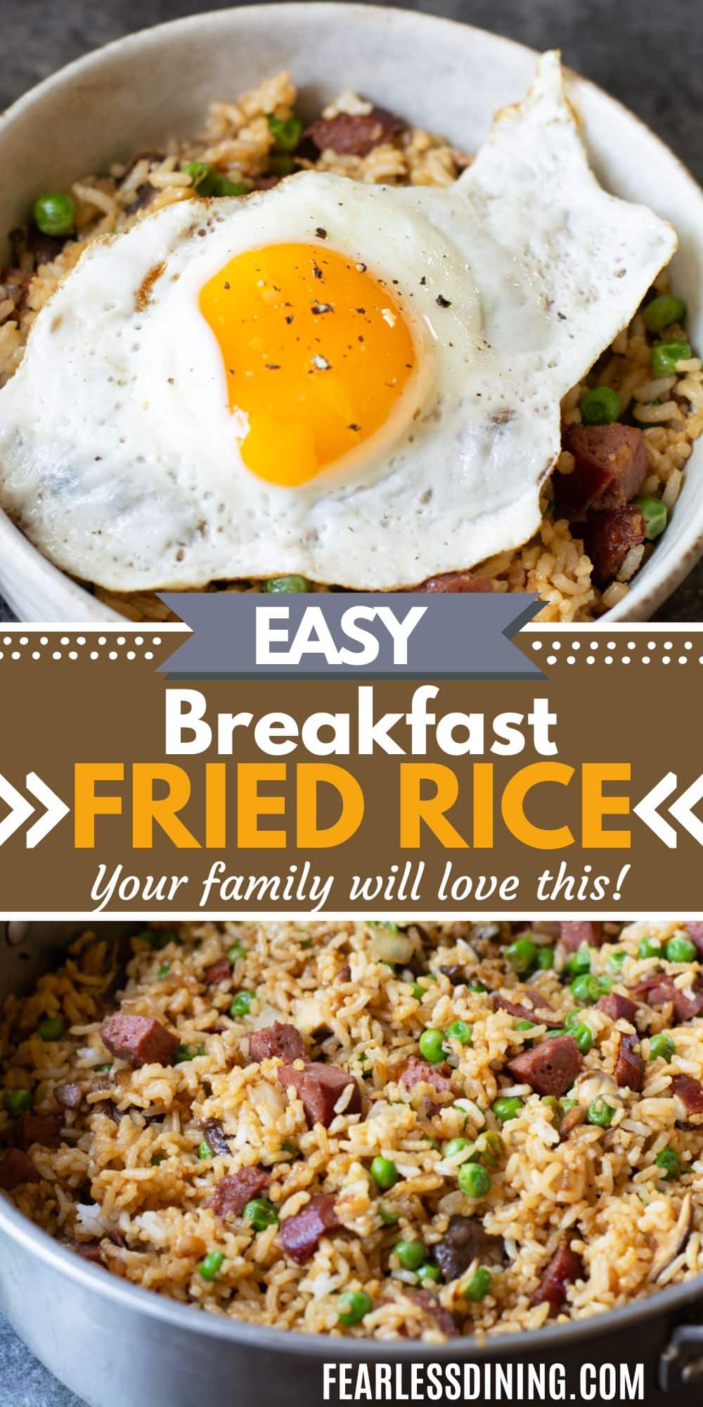 Quick and Easy Breakfast Fried Rice - Fearless Dining