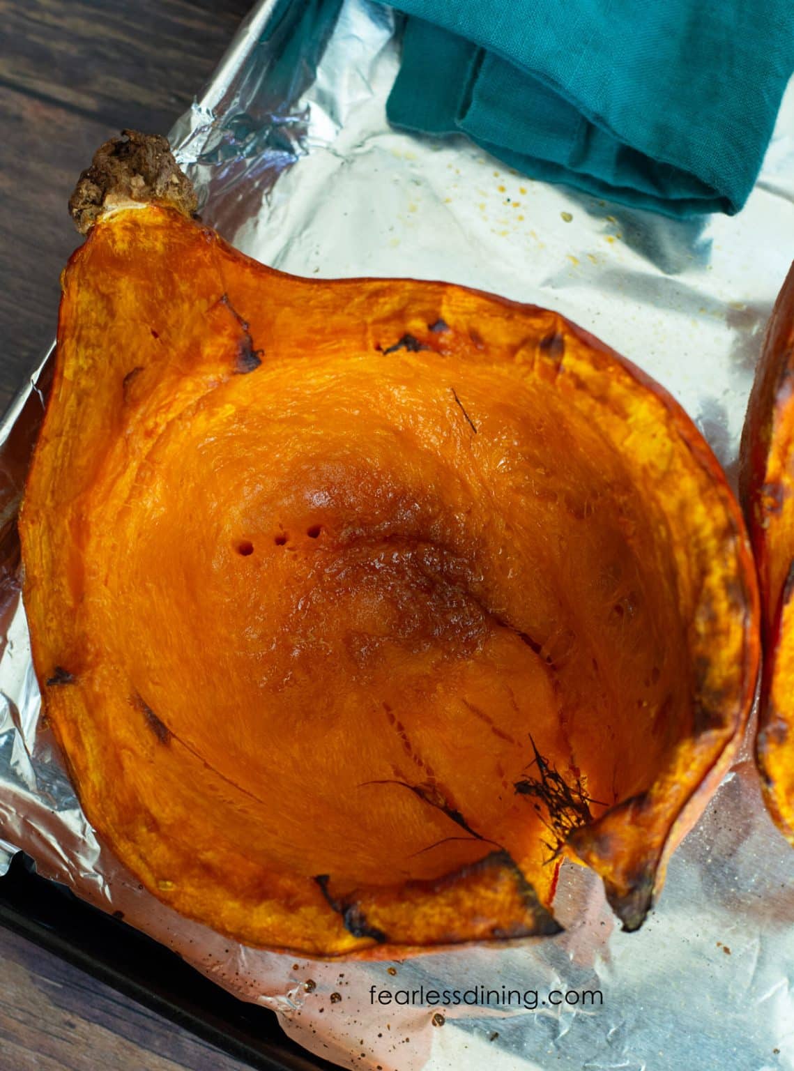 Easy Roasted Red Kuri Squash (Oven or Air Fryer!) - Fearless Dining