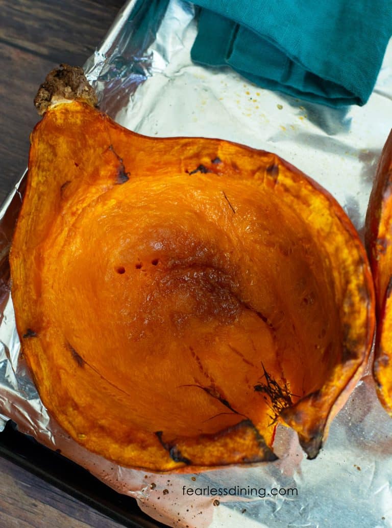 Easy Roasted Red Kuri Squash (Oven or Air Fryer!) - Fearless Dining