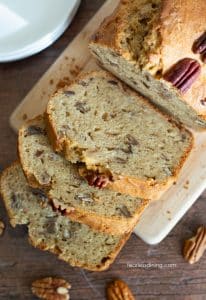 Gluten-Free Maple Pecan Loaf Cake (Soft and Fluffy) - Fearless Dining