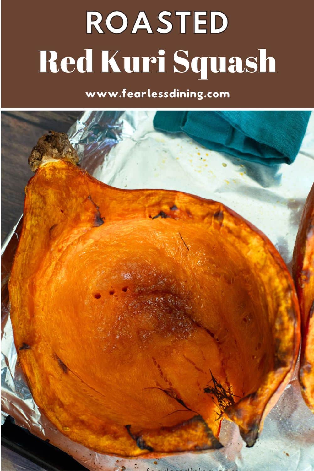 Easy Roasted Red Kuri Squash (Oven or Air Fryer!) - Fearless Dining