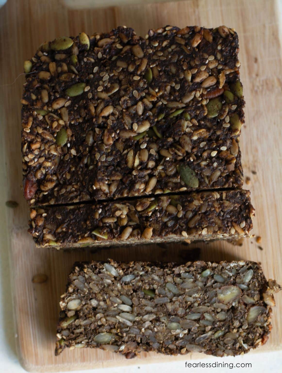 Easy Gluten-Free Seed Bread (Vegan Too!) - Fearless Dining