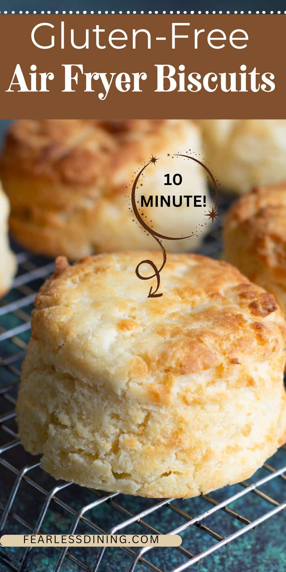 Quick and Easy Gluten-Free Air Fryer Biscuits - Fearless Dining