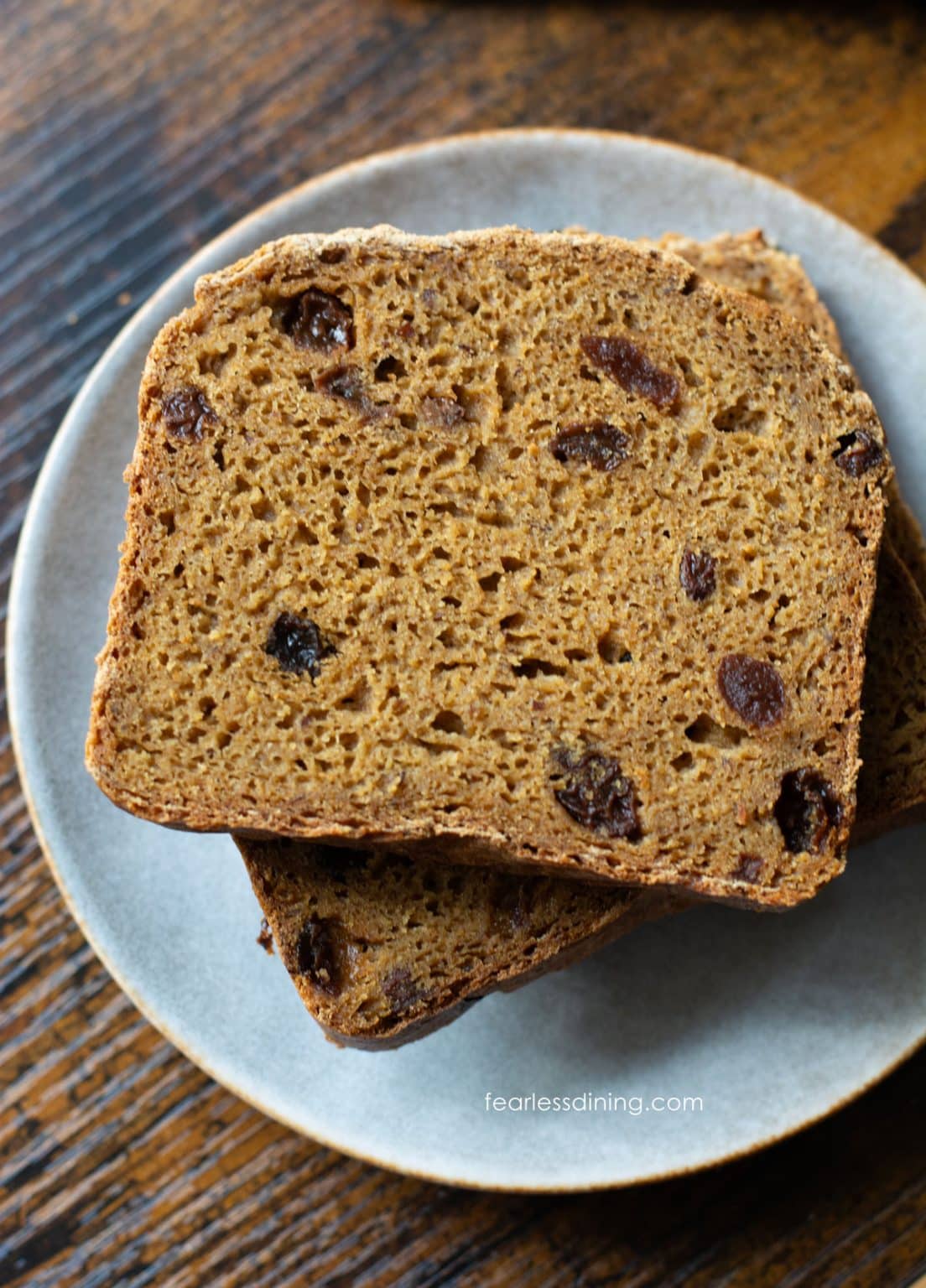 Easy Gluten-Free Boston Brown Bread - Fearless Dining