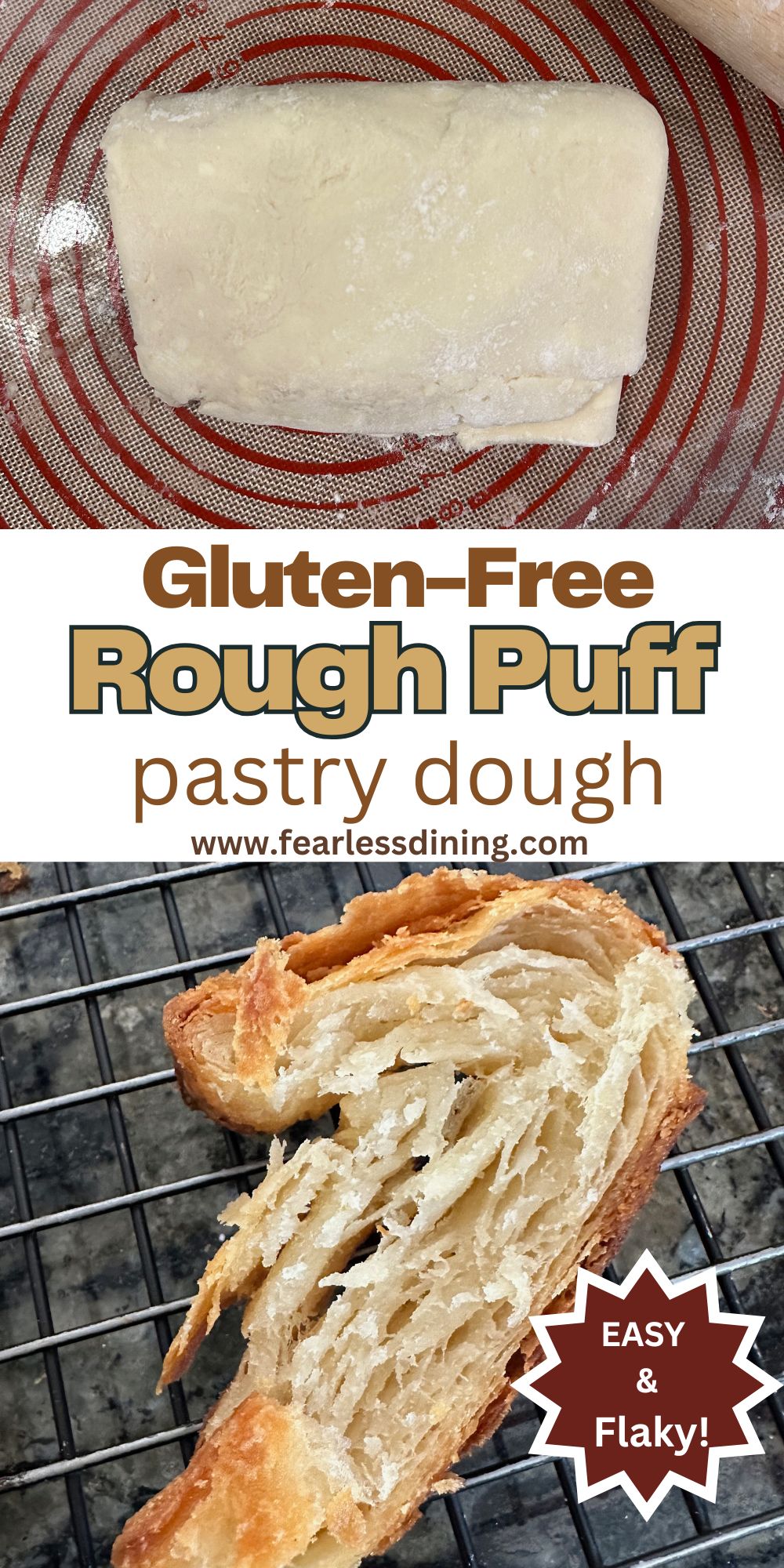 Gluten-Free Puff Pastry (Easy Rough Puff Method) - Fearless Dining